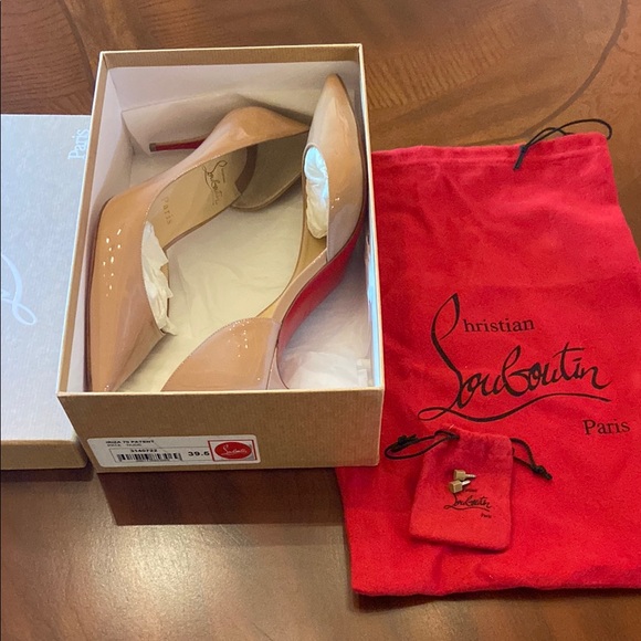 Christian Louboutin | Shoes | Christian Louboutin 95 Iriza Nude Pump ...